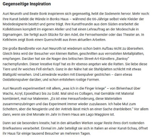 Pressespiegel – KunsTraum44